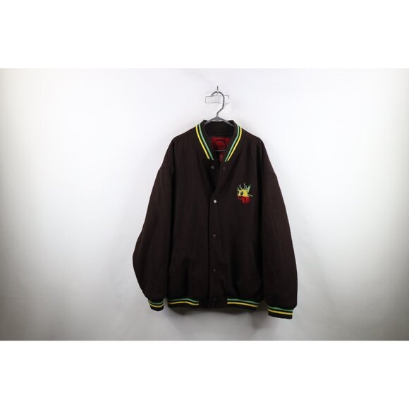 Vintage | Jackets & Coats | Vtg 9s Y2k Streetwear Mens 3xl Rasta ...